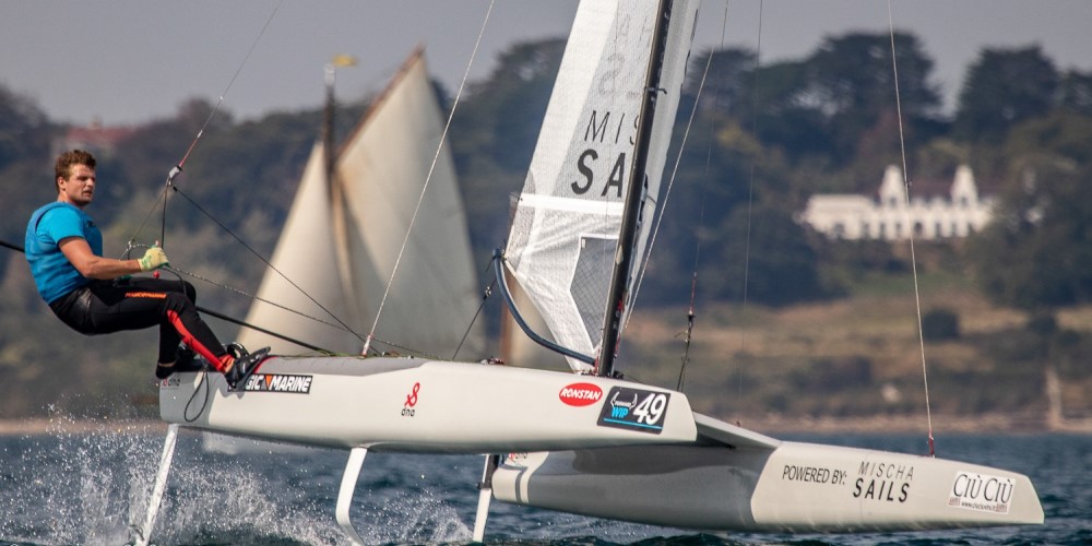 F1X Hydrofoiling Catamaran - Hydrofoil | DNA Performance Sailing