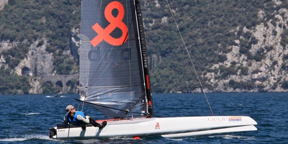 F1X Hydrofoiling Catamaran - Hydrofoil | DNA Performance Sailing