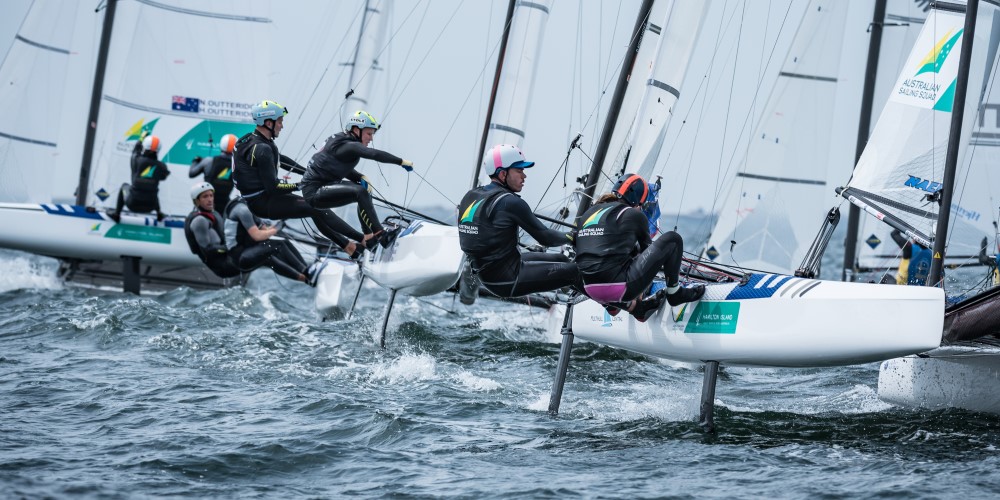 Nacra 17 Hydrofoiling Catamaran - Hydrofoil | DNA Performance Sailing